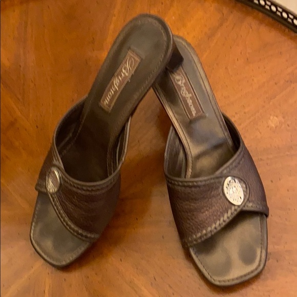 Brighton | Shoes | Reduced Authentic Brighton Leather Shoe W2 Heels 8 M ...